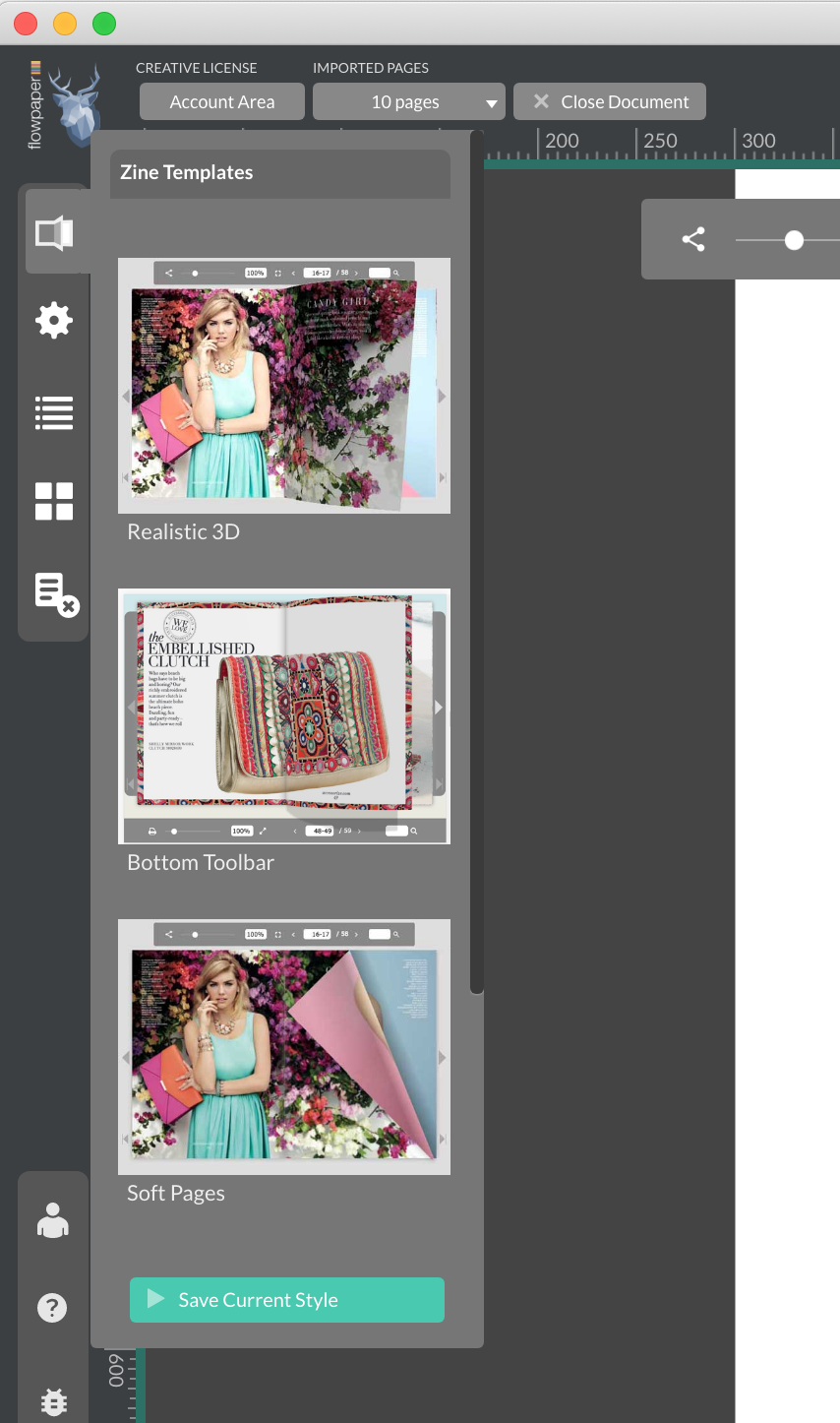 How to style and create a style template for PDF documents | FlowPaper
